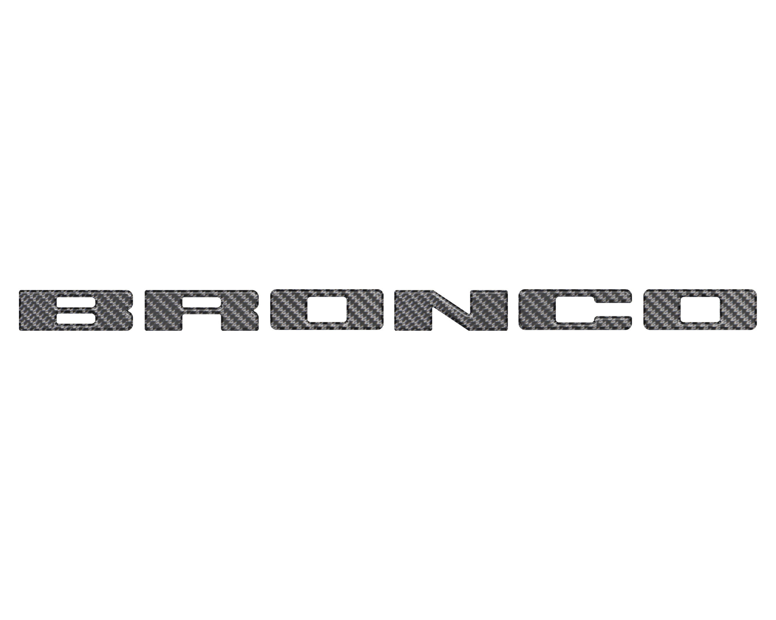 Front Grille Letters Overlays Fits 2021-2024 Ford Bronco Sport ...