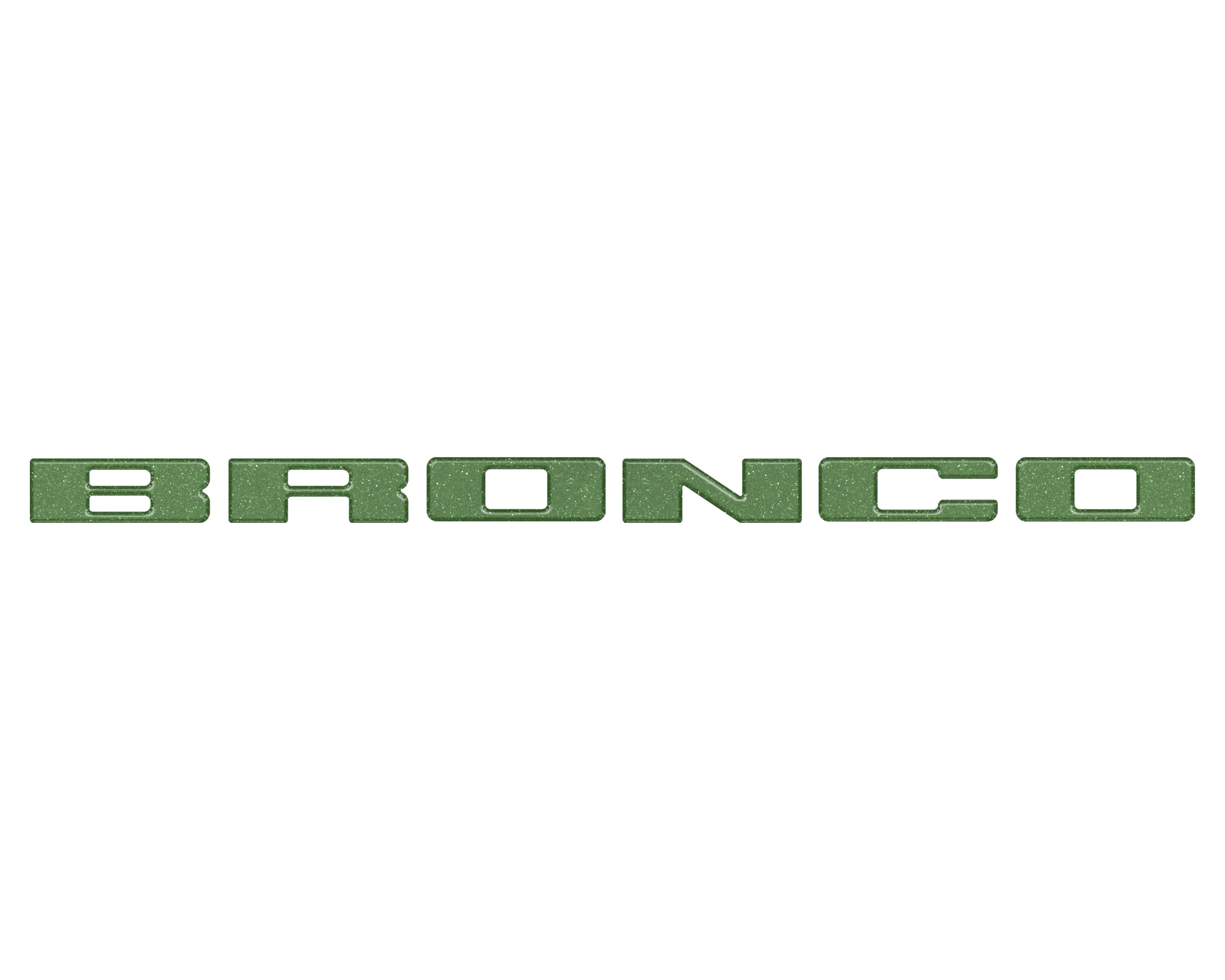 Front Grille Letters Overlays Fits 2021-2026 Ford Bronco Sport ...