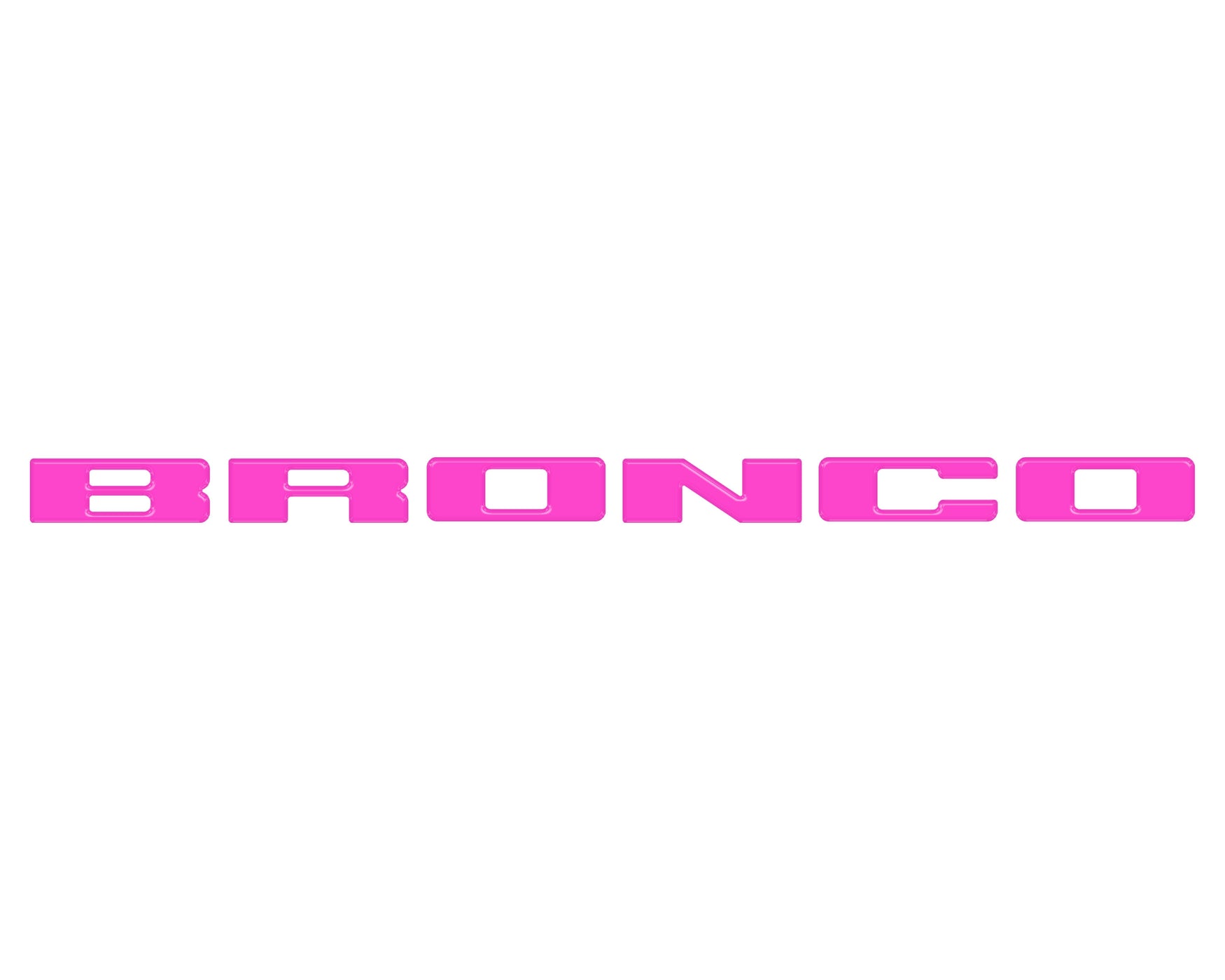 Front Grille Letters Overlays Fits 2021-2026 Ford Bronco Sport ...
