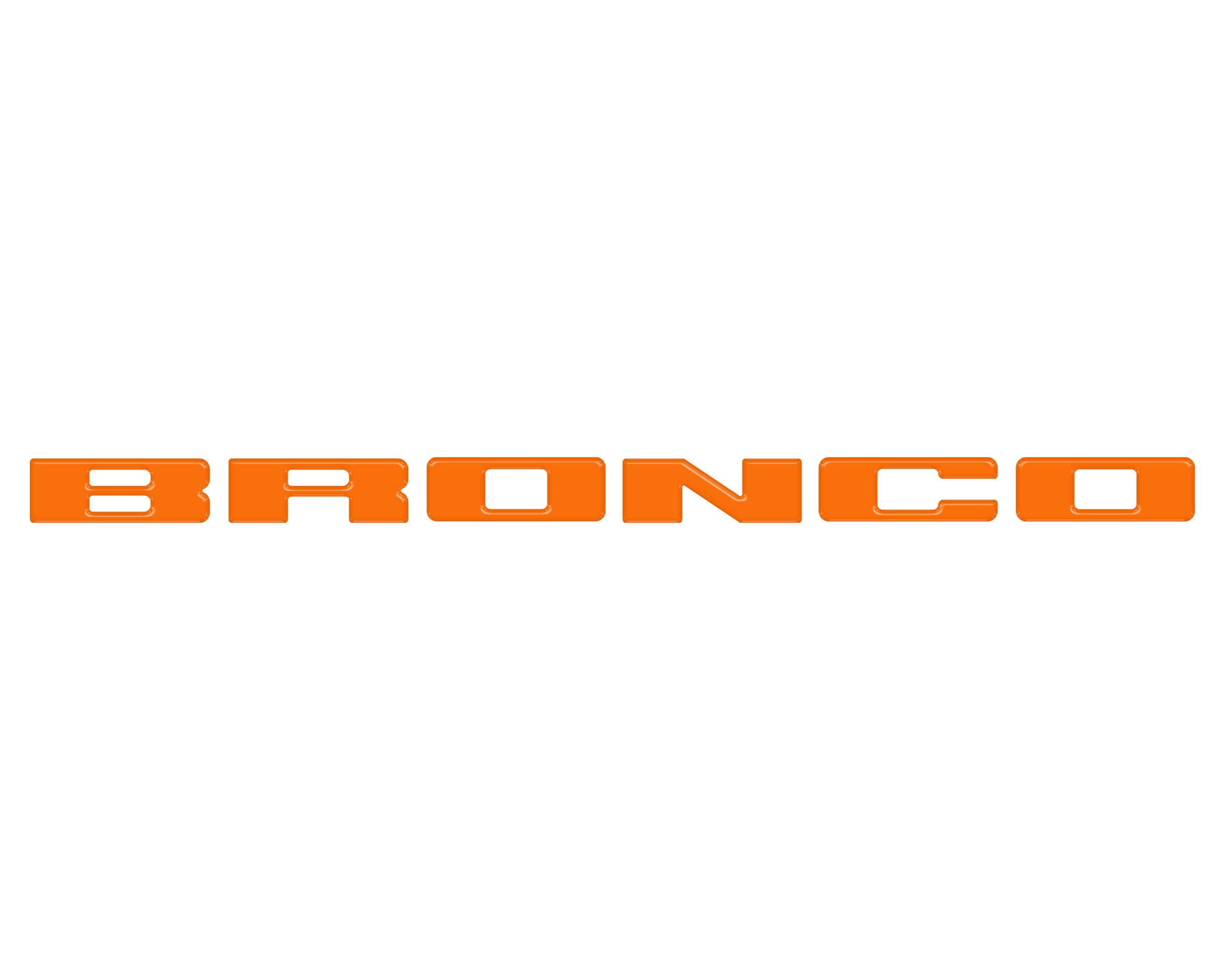Front Grille Letters Overlays Fits 2021-2026 Ford Bronco Sport ...