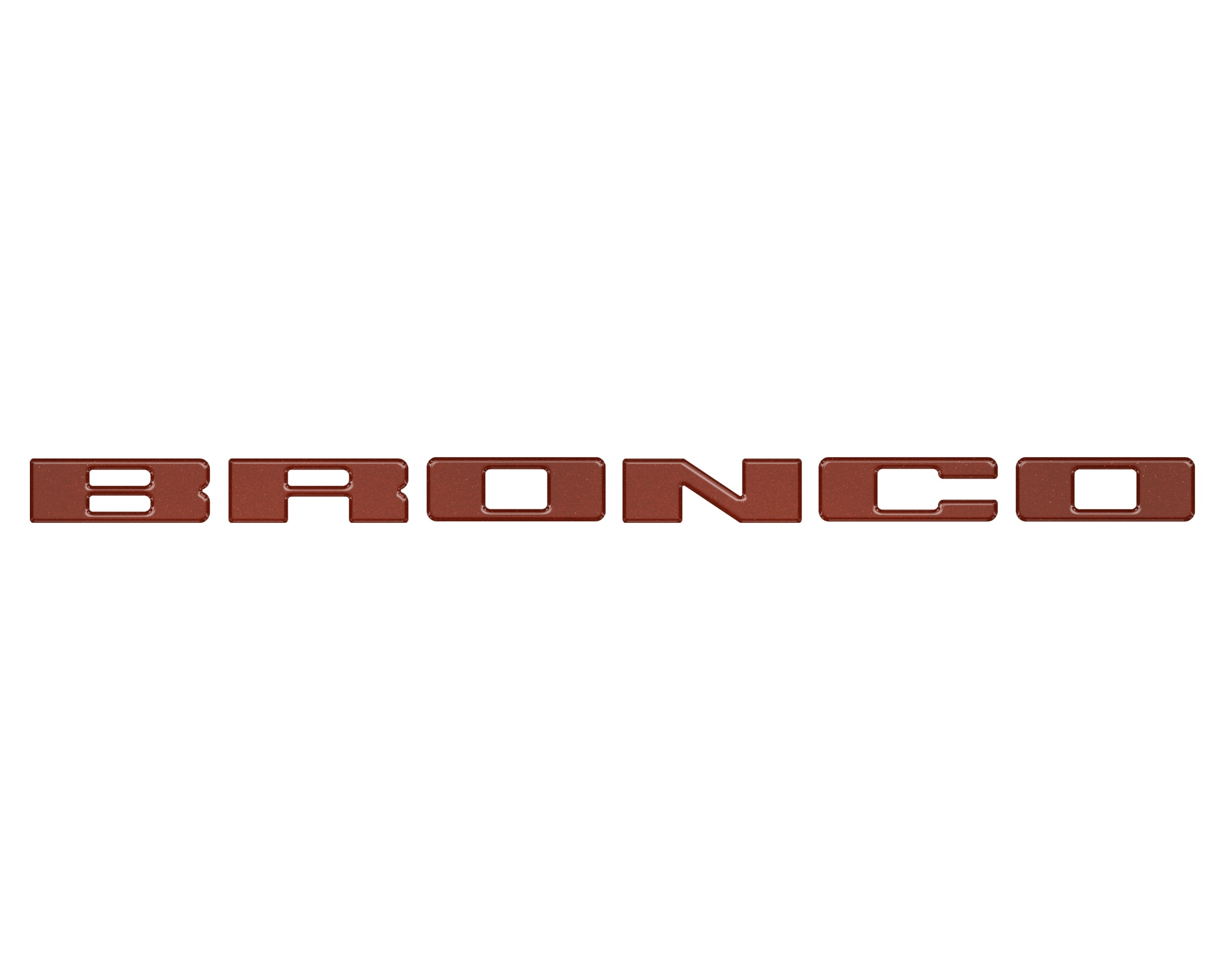 Front Grille Letters Overlays Fits 2021-2024 Ford Bronco Sport ...
