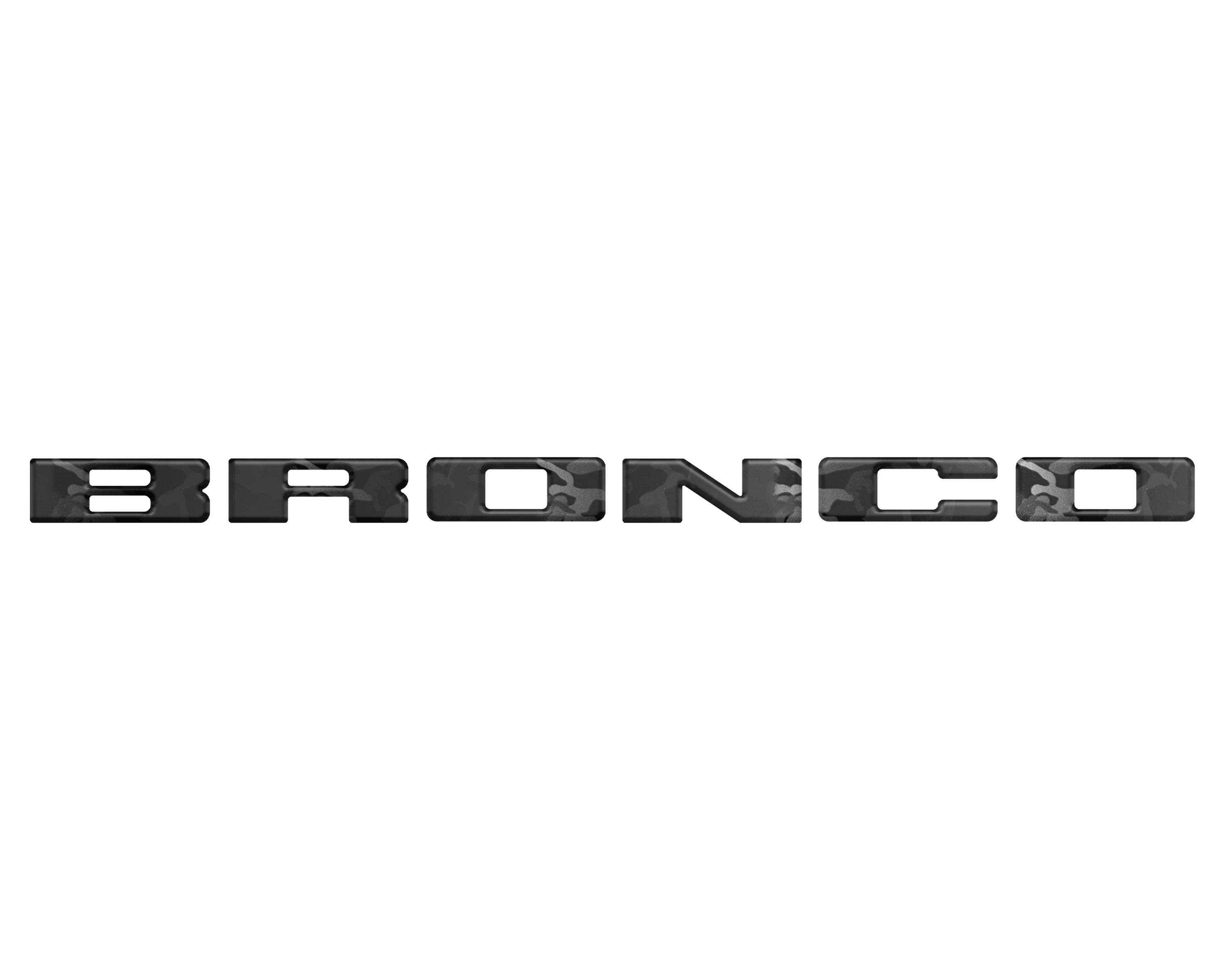 Front Grille Letters Overlays Fits 2021-2024 Ford Bronco Sport ...
