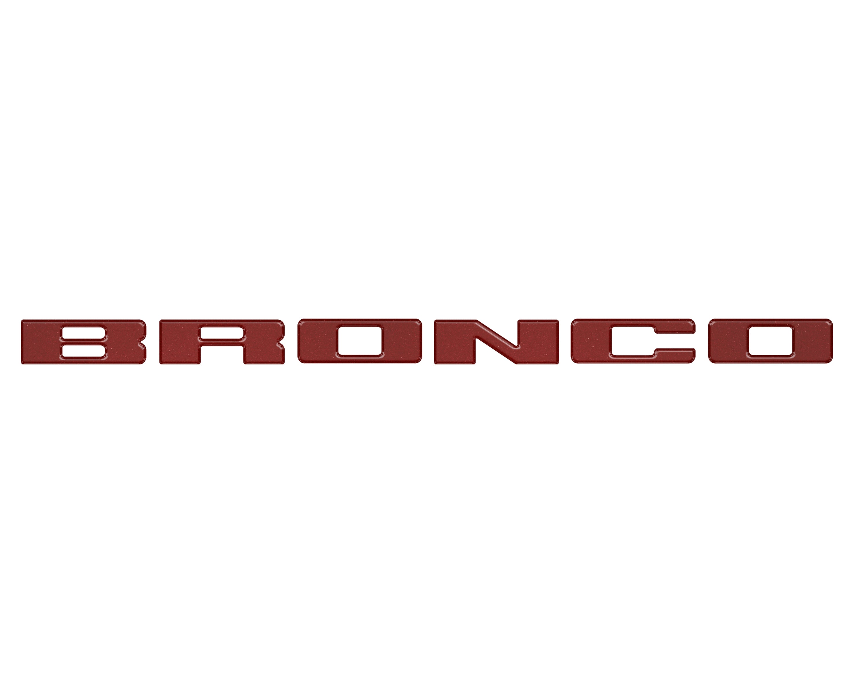 Front Grille Letters Overlays Fits 2021-2026 Ford Bronco Sport ...