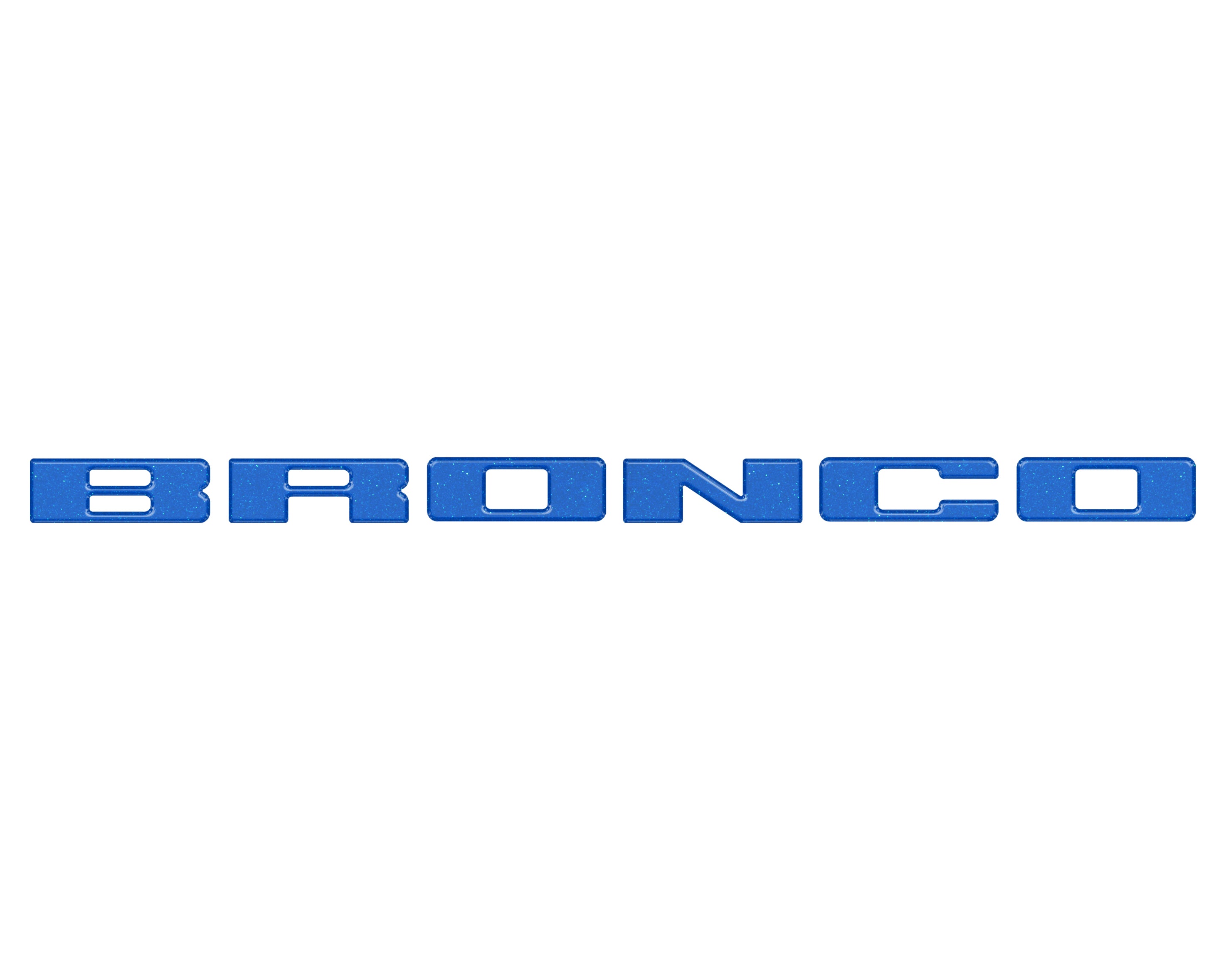 Front Grille Letters Overlays Fits 2021-2026 Ford Bronco Sport ...