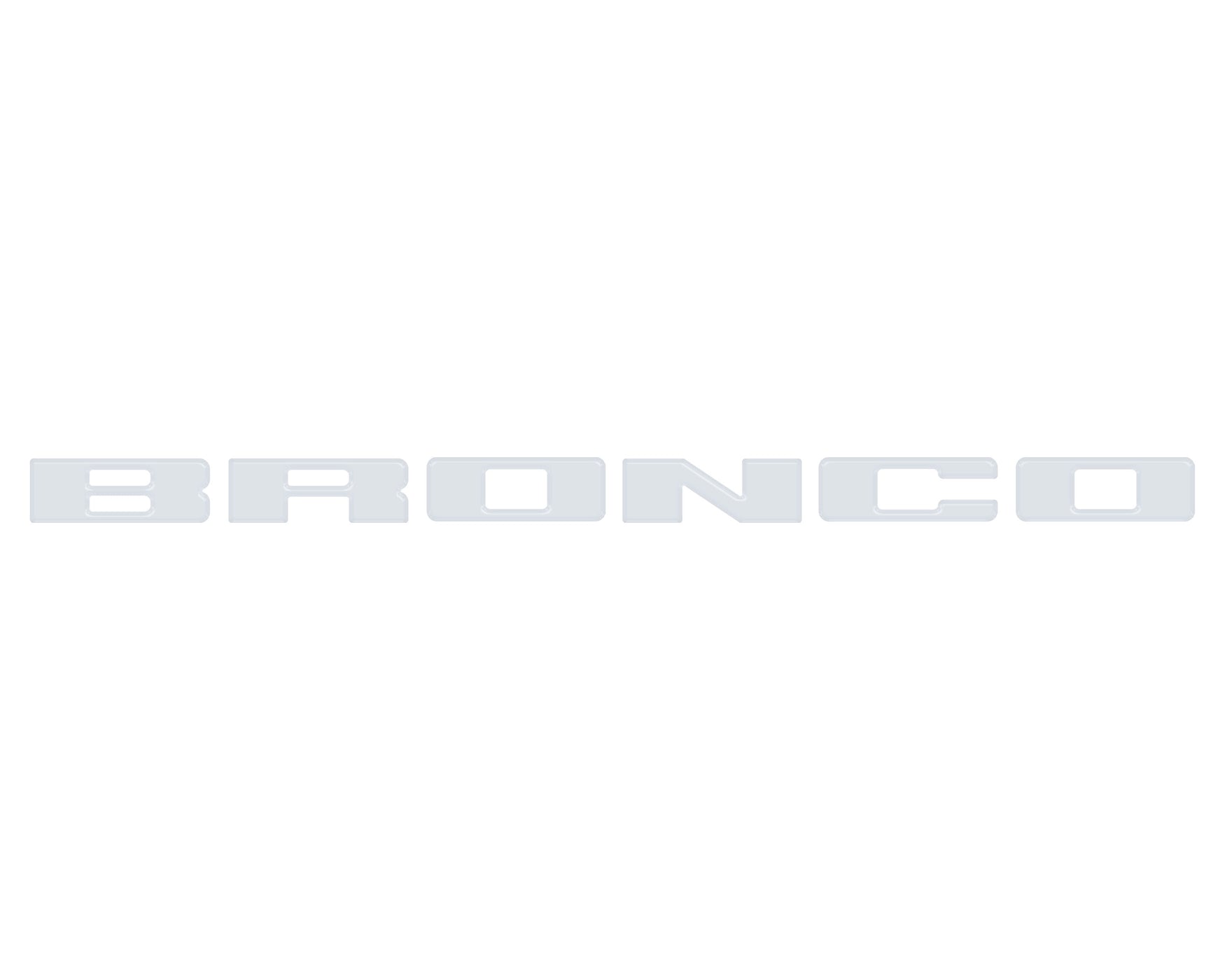 Front Grille Letters Overlays Fits 2021-2024 Ford Bronco Sport ...