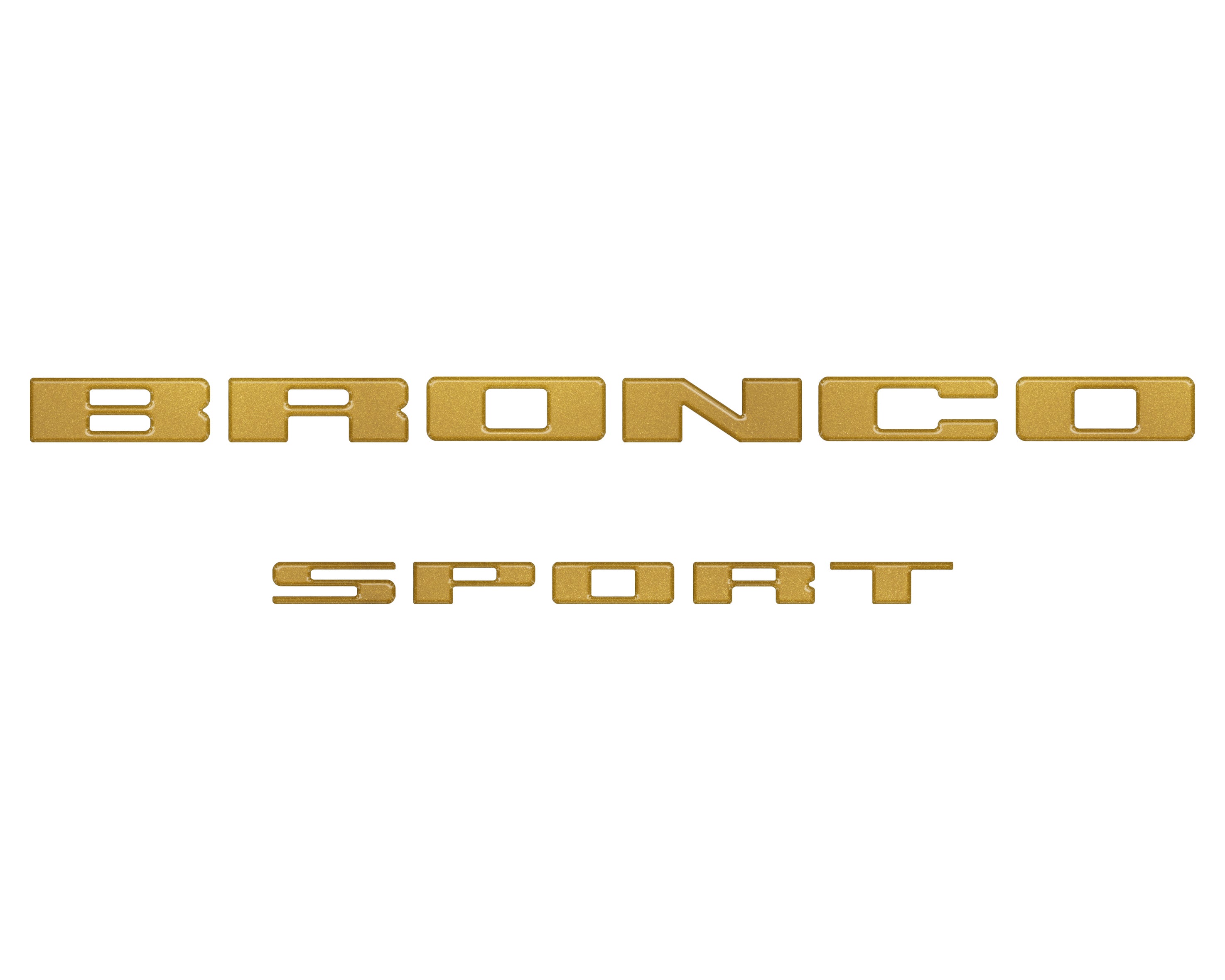 Rear Liftgate Letter Overlays Fits 2021-2024 Ford Bronco Sport ...