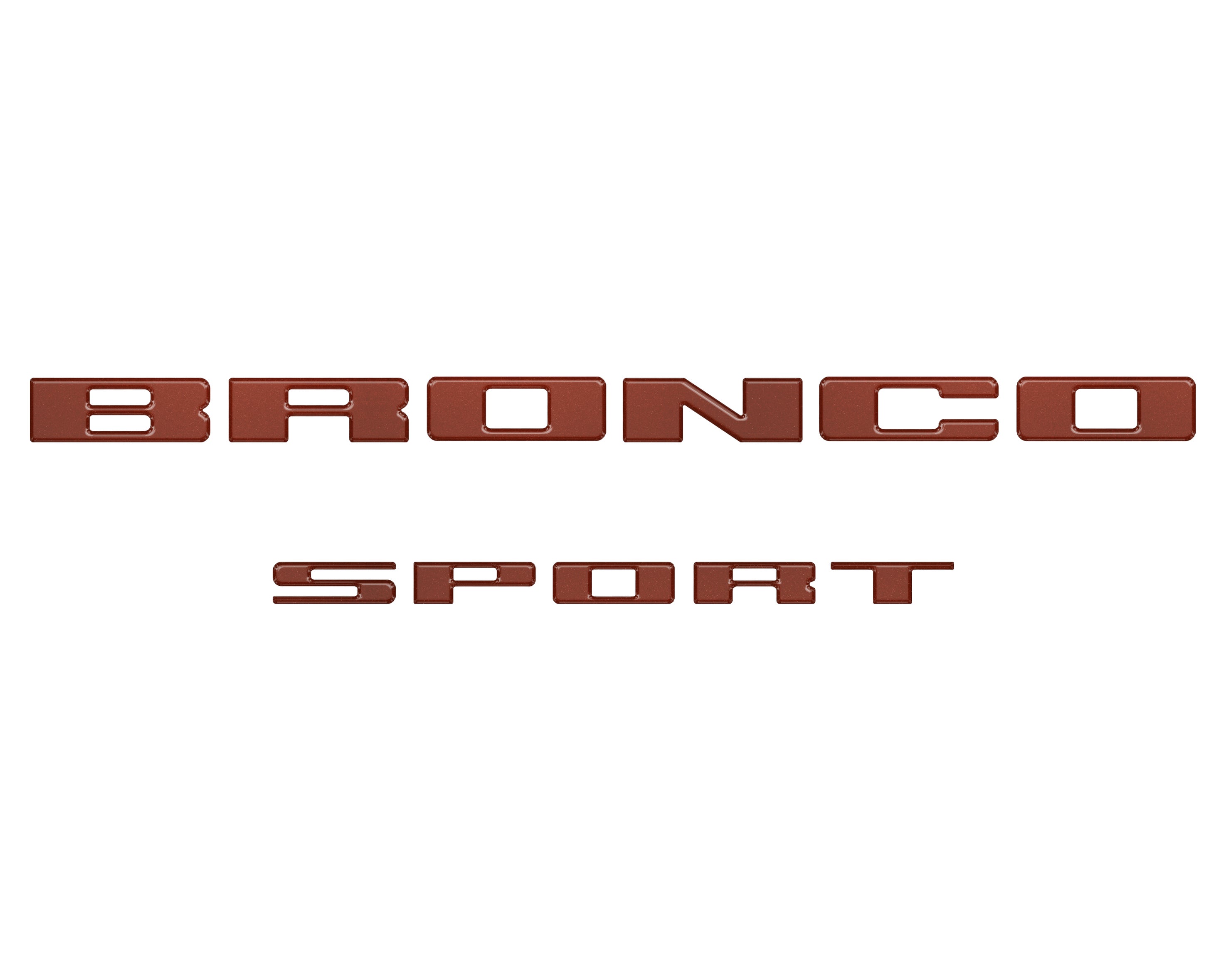 Rear Liftgate Letter Overlays Fits 2021-2024 Ford Bronco Sport ...