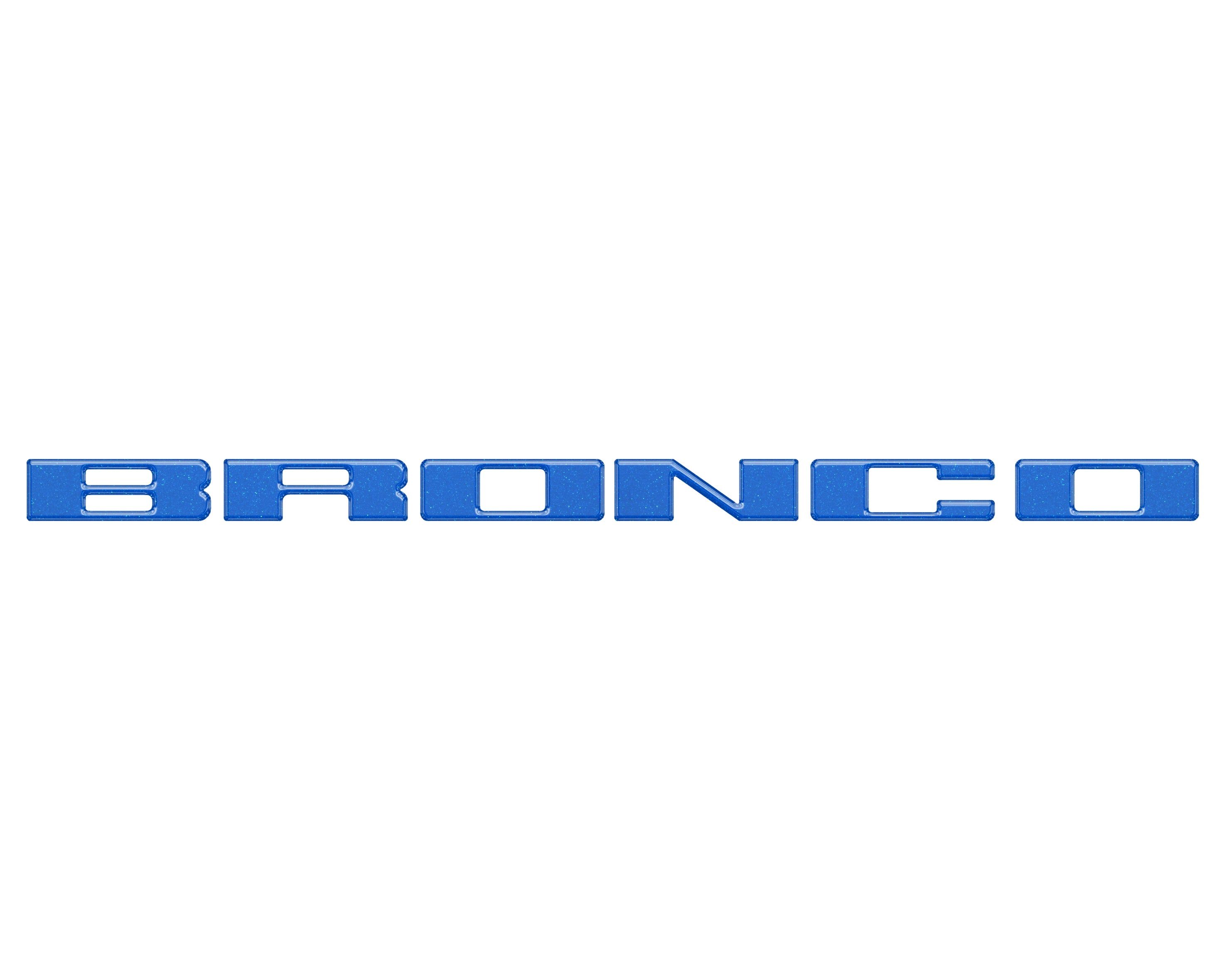 Front Grille Letter Overlays Fits 2021-2026 Ford Bronco — Tufskinz.com