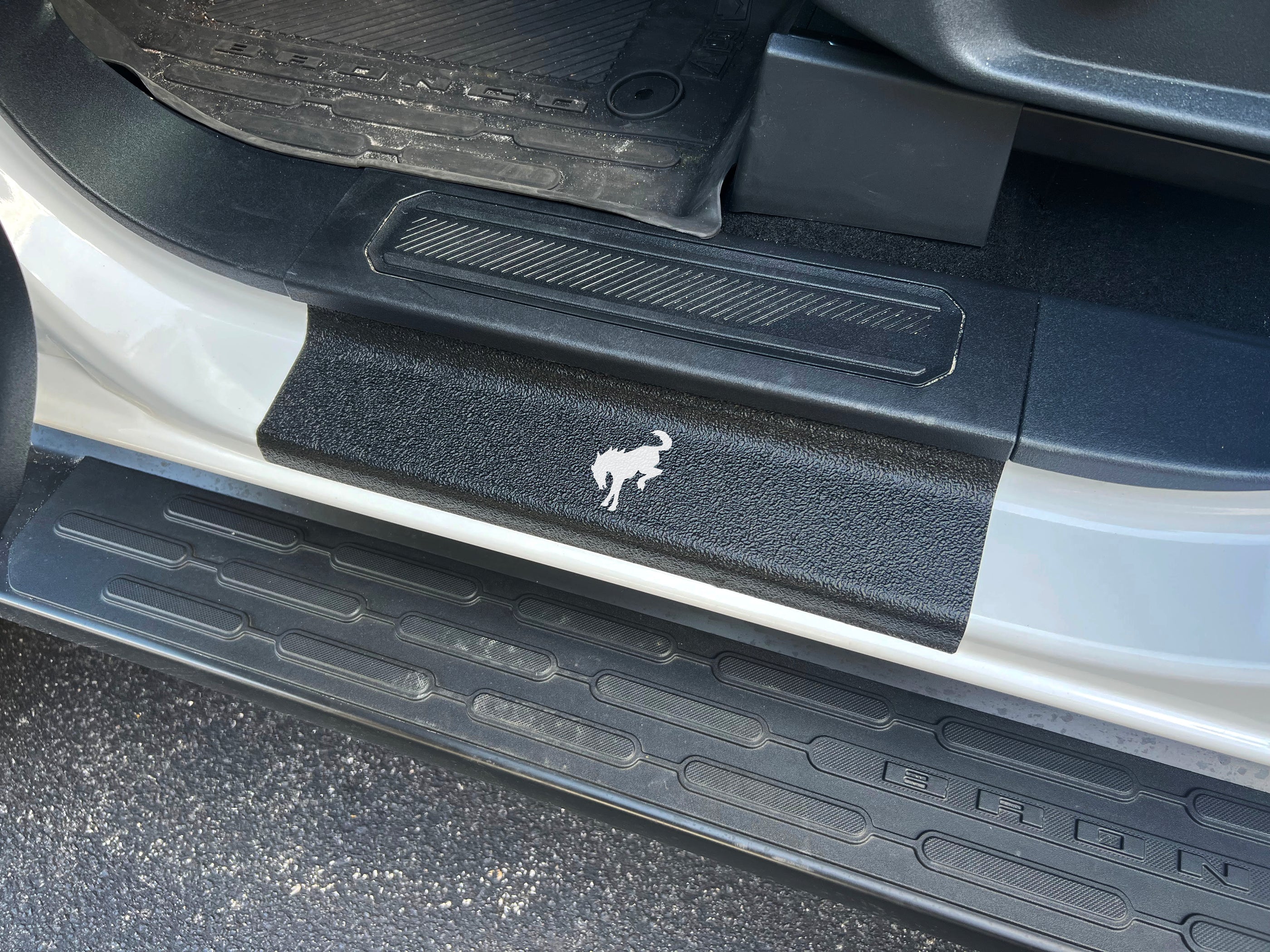 Door Sill Protection Overlays Fits 2021-2025 Ford Bronco — Tufskinz.com