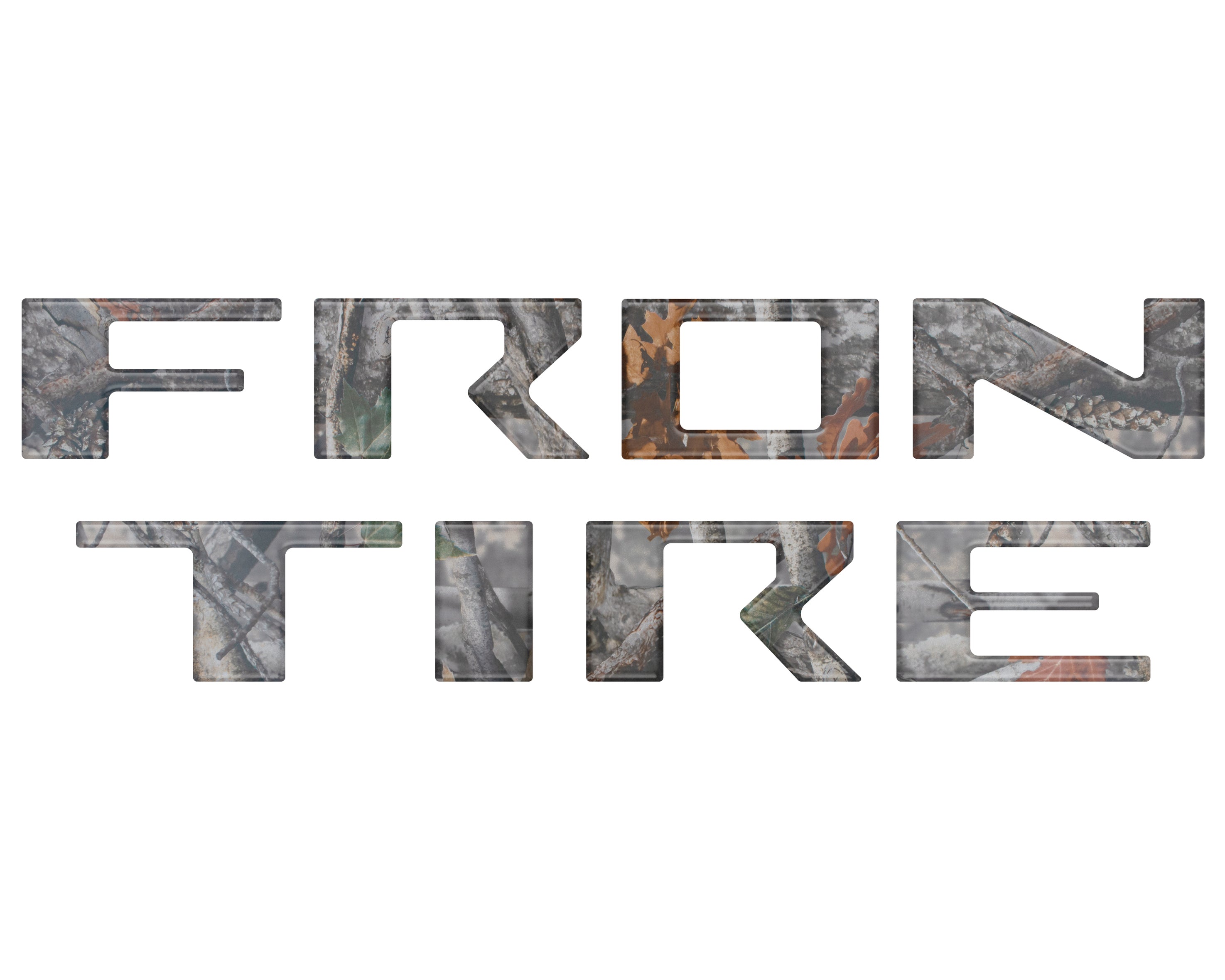 Tailgate Letter Inserts Fits 2022-2026 Nissan Frontier — Tufskinz.com