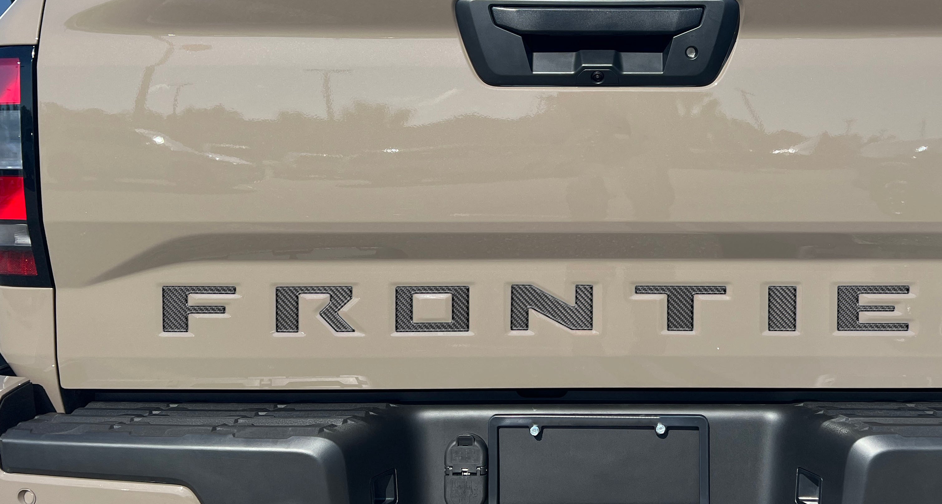 Tailgate Letter Inserts Fits 2022-2026 Nissan Frontier — Tufskinz.com