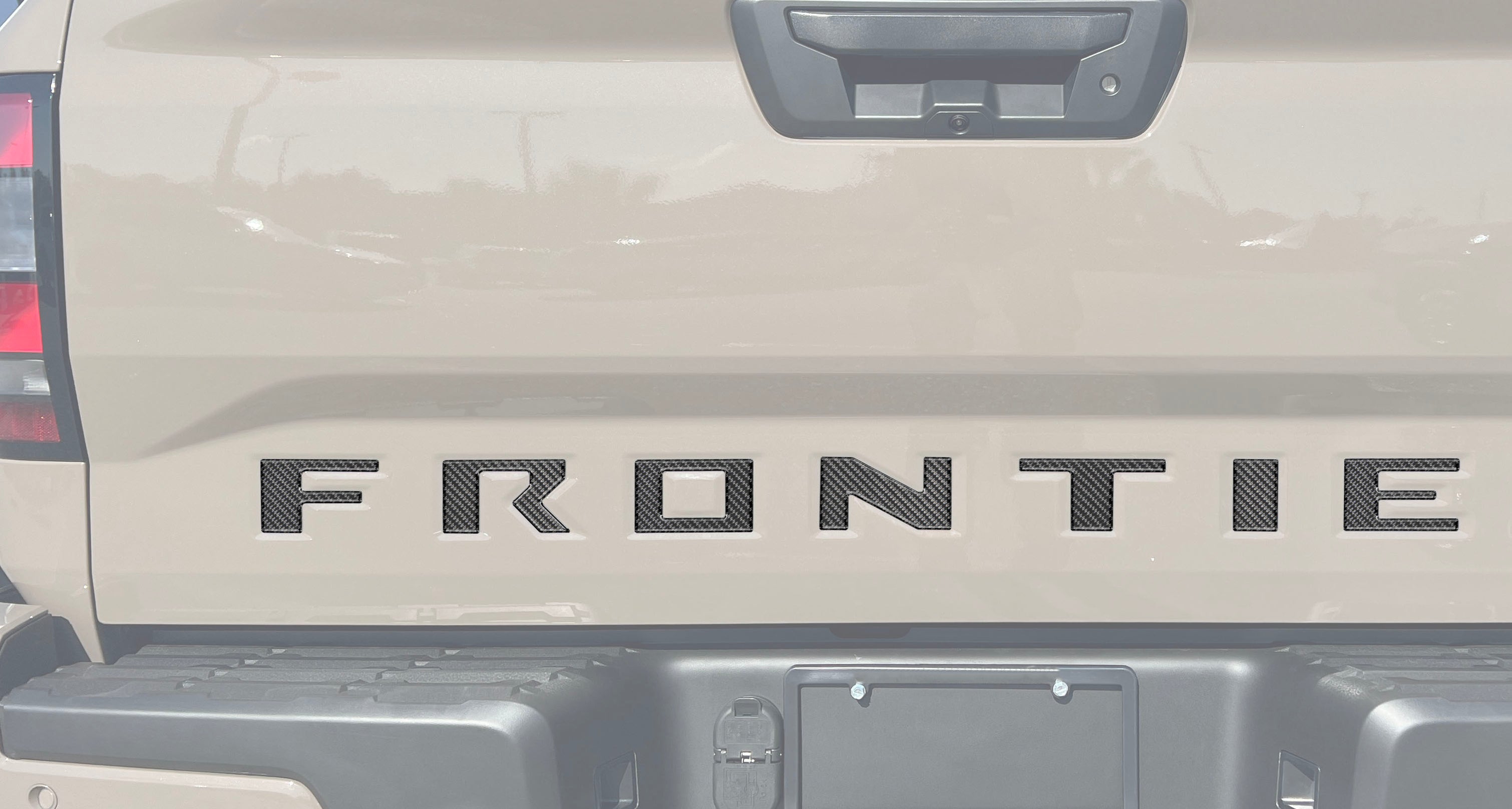 Tailgate Letter Inserts Fits 2022-2026 Nissan Frontier — Tufskinz.com