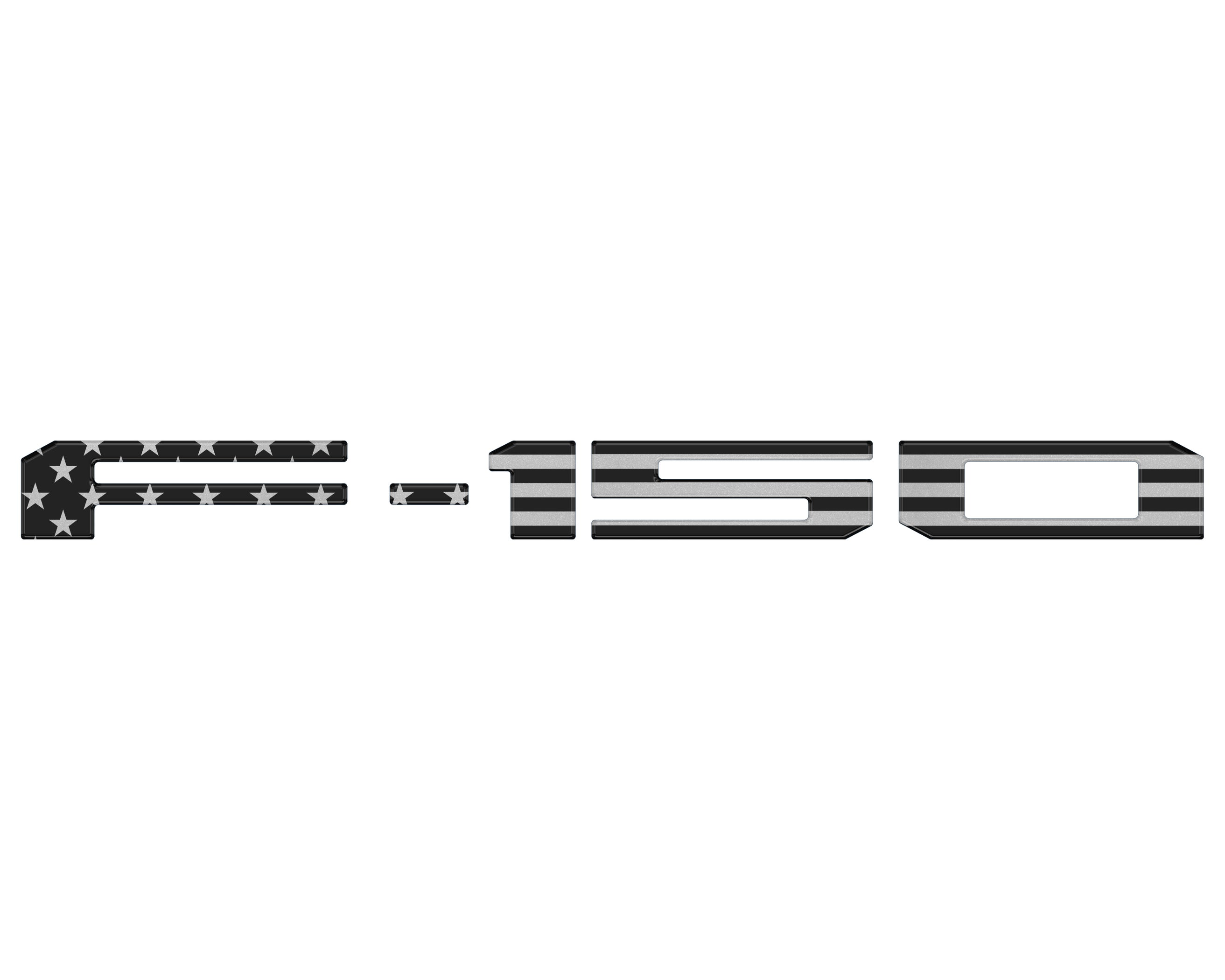 Tailgate Letter Inserts Fits 2021-2025 Ford F-150 — Tufskinz.com