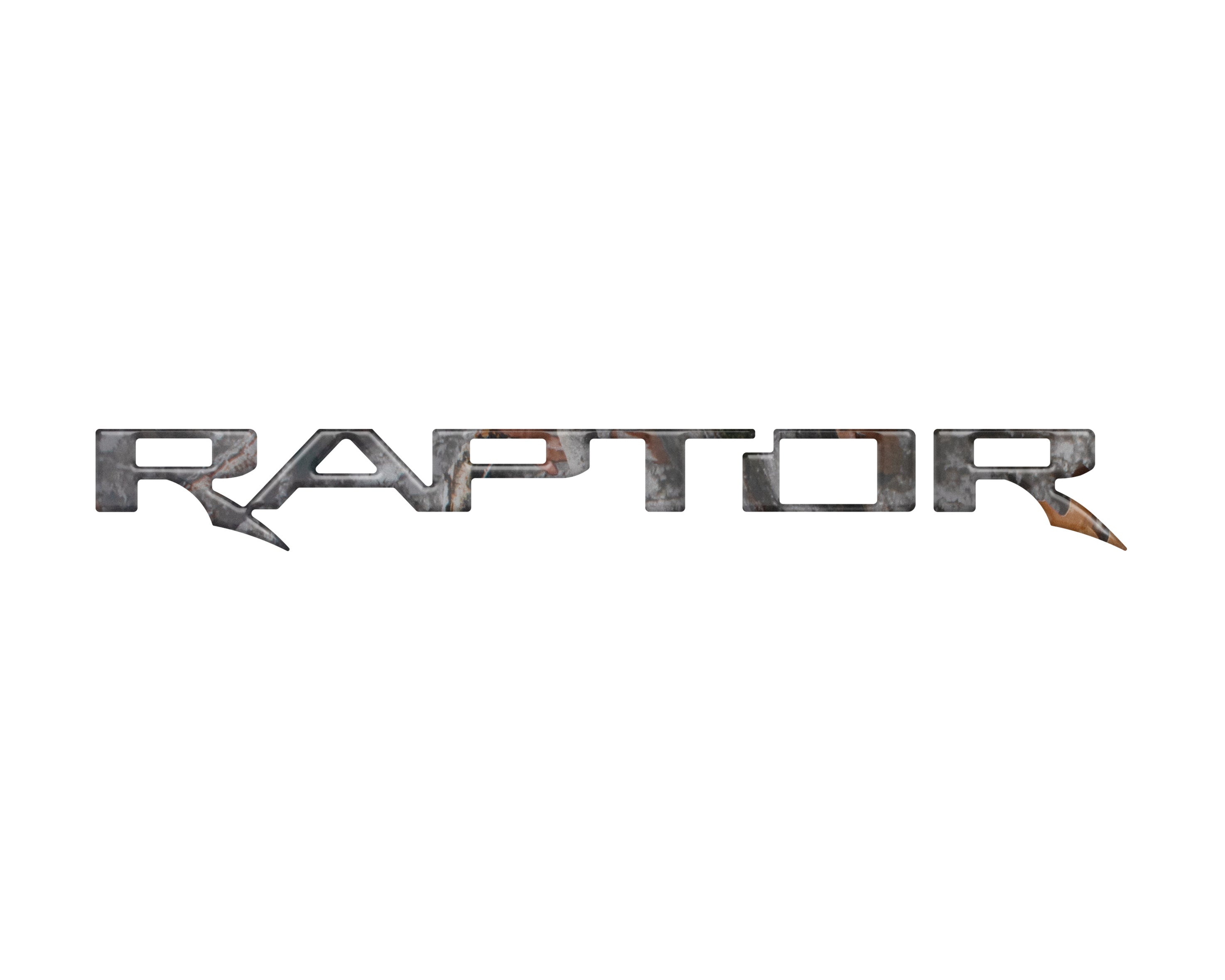 Raptor Tailgate Emblem Inserts Fits 2017-2026 Ford F-150 Raptor ...