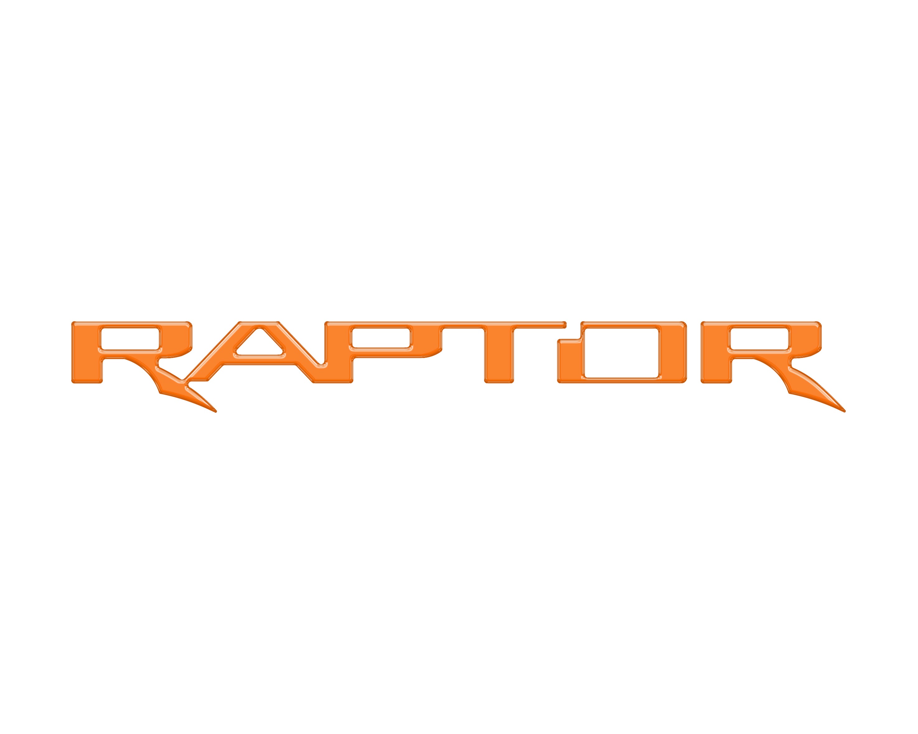Raptor Tailgate Emblem Inserts Fits 2017-2026 Ford F-150 Raptor ...
