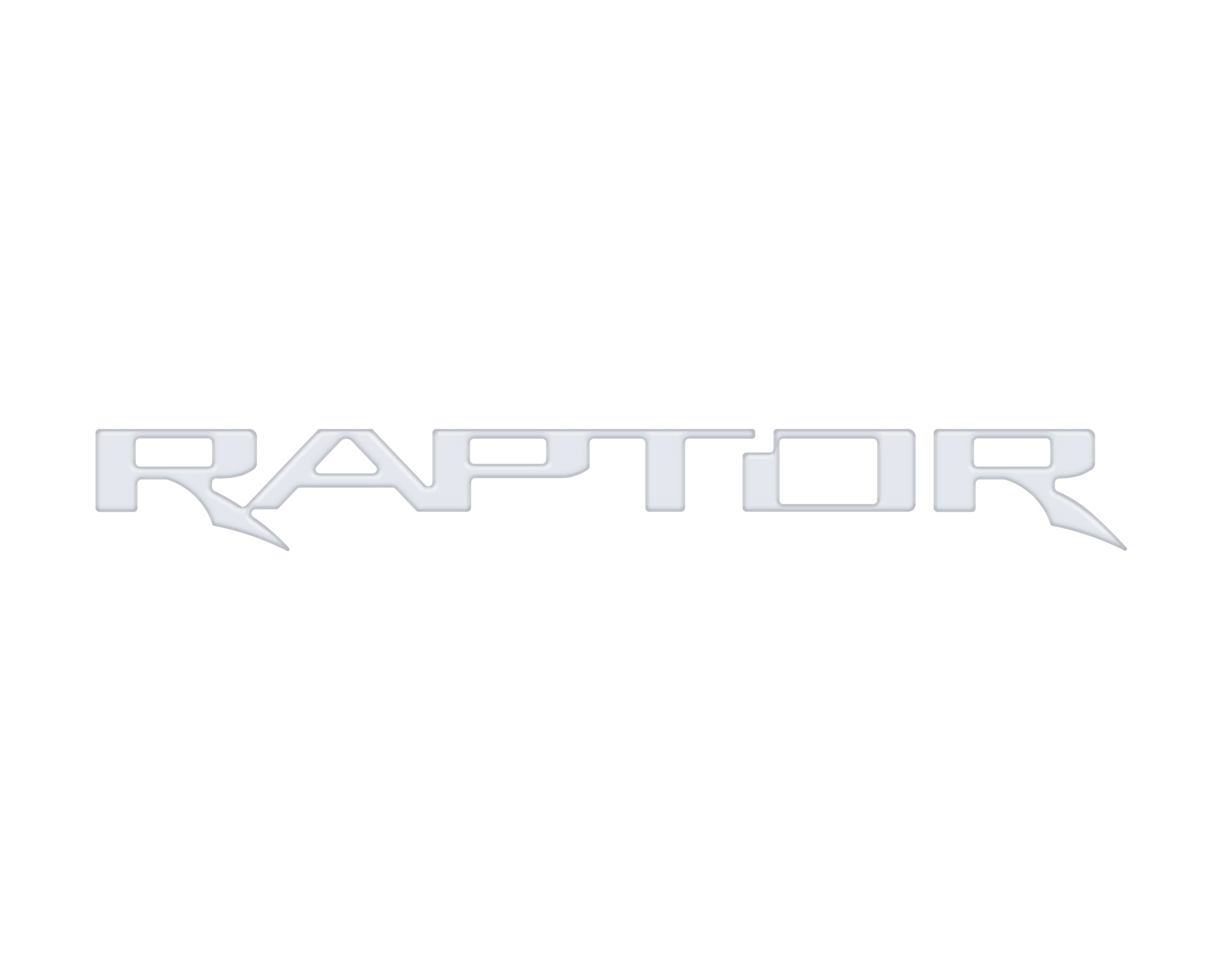 Raptor Tailgate Emblem Inserts Fits 2017-2026 Ford F-150 Raptor ...