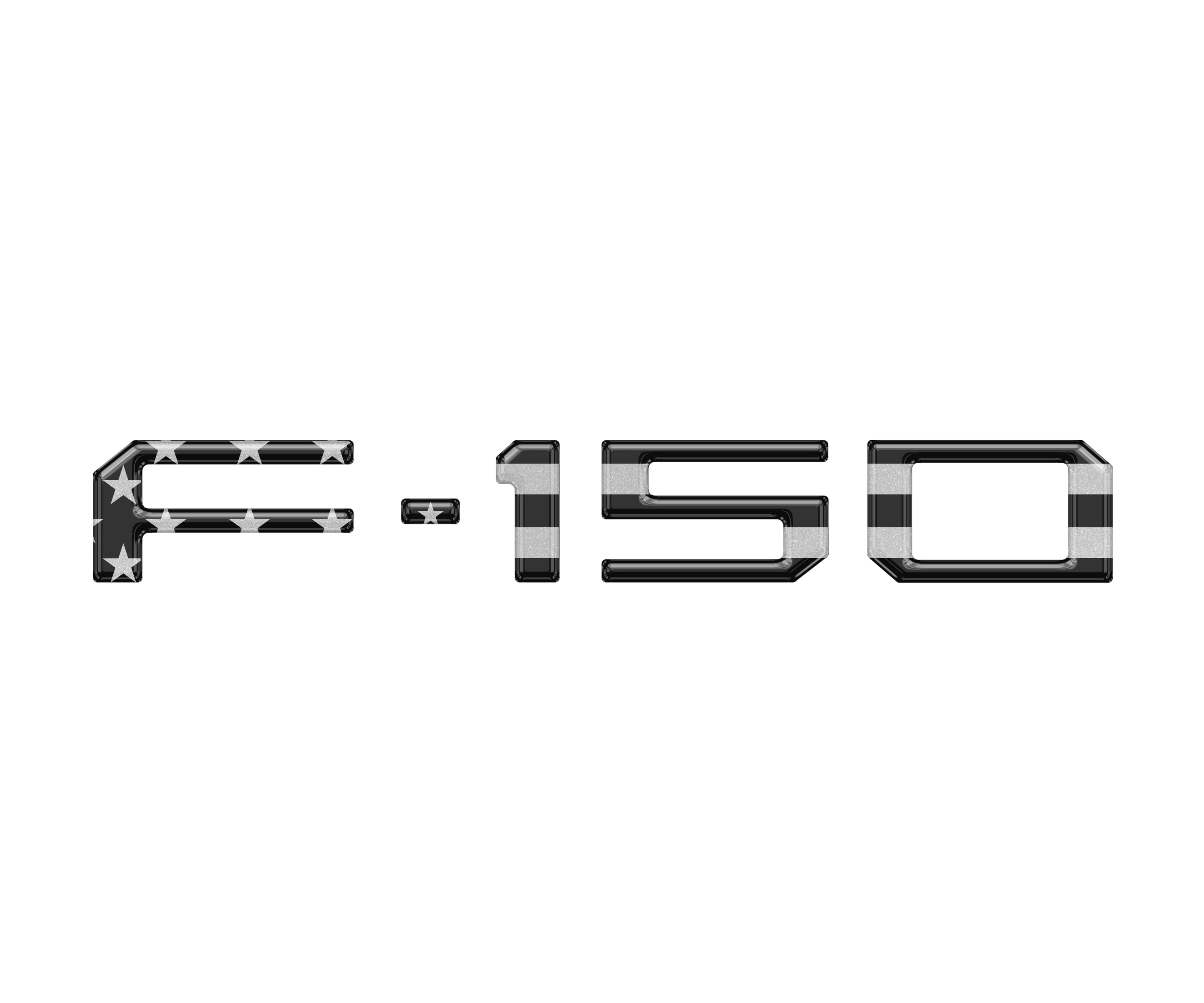 Tailgate Applique F-150 Emblem Overlays Fits 2021-2026 Ford F-150 Rapt ...