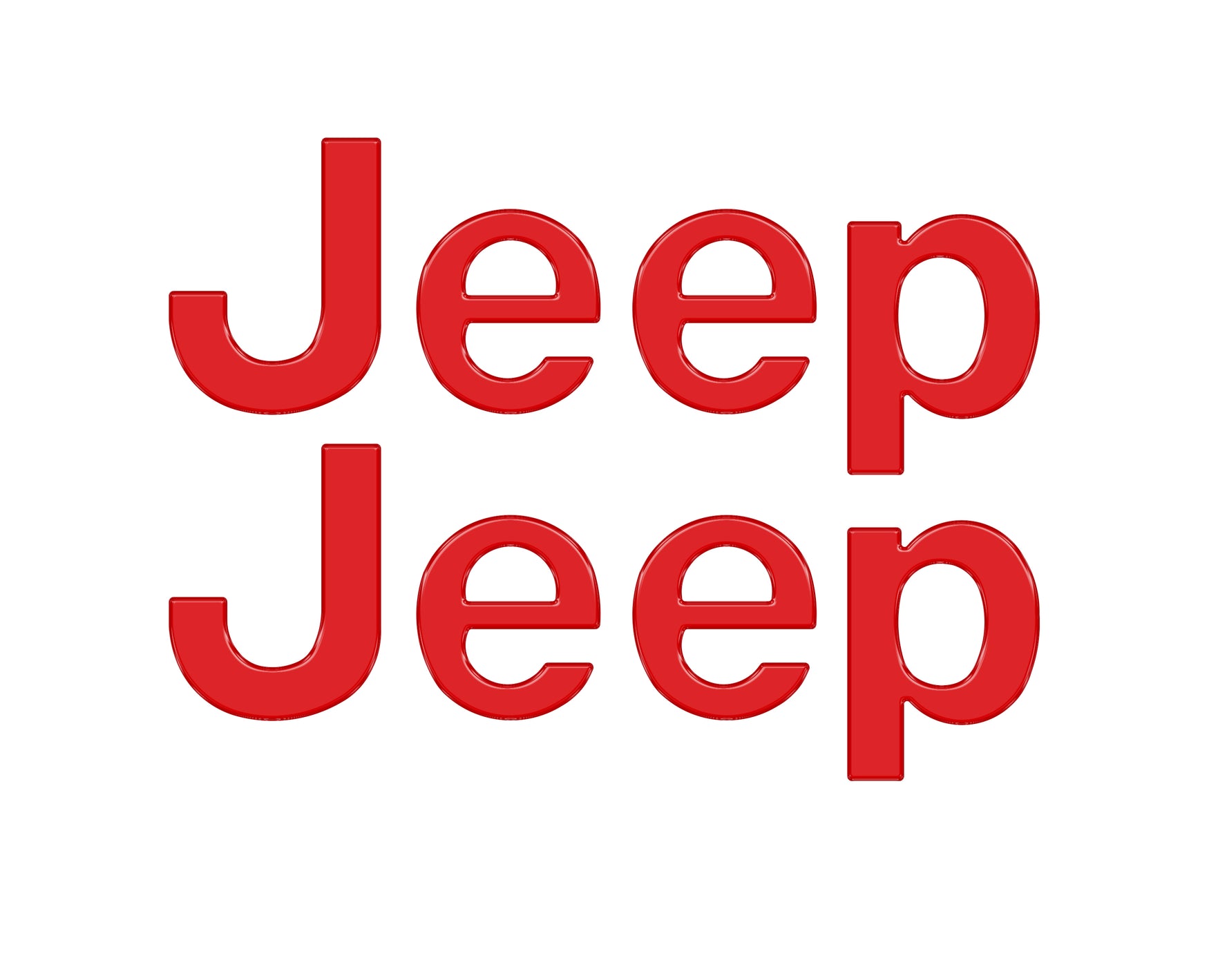 Driver & Passenger Side Letter Overlays Fits 2018-2026 Jeep Wrangler J ...