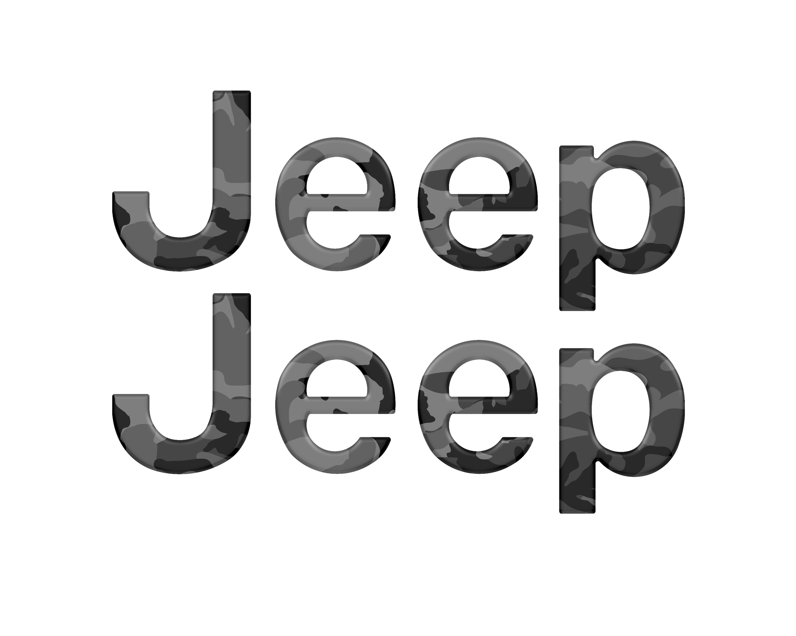 Driver & Passenger Side Letter Overlays Fits 2018-2026 Jeep Wrangler J ...