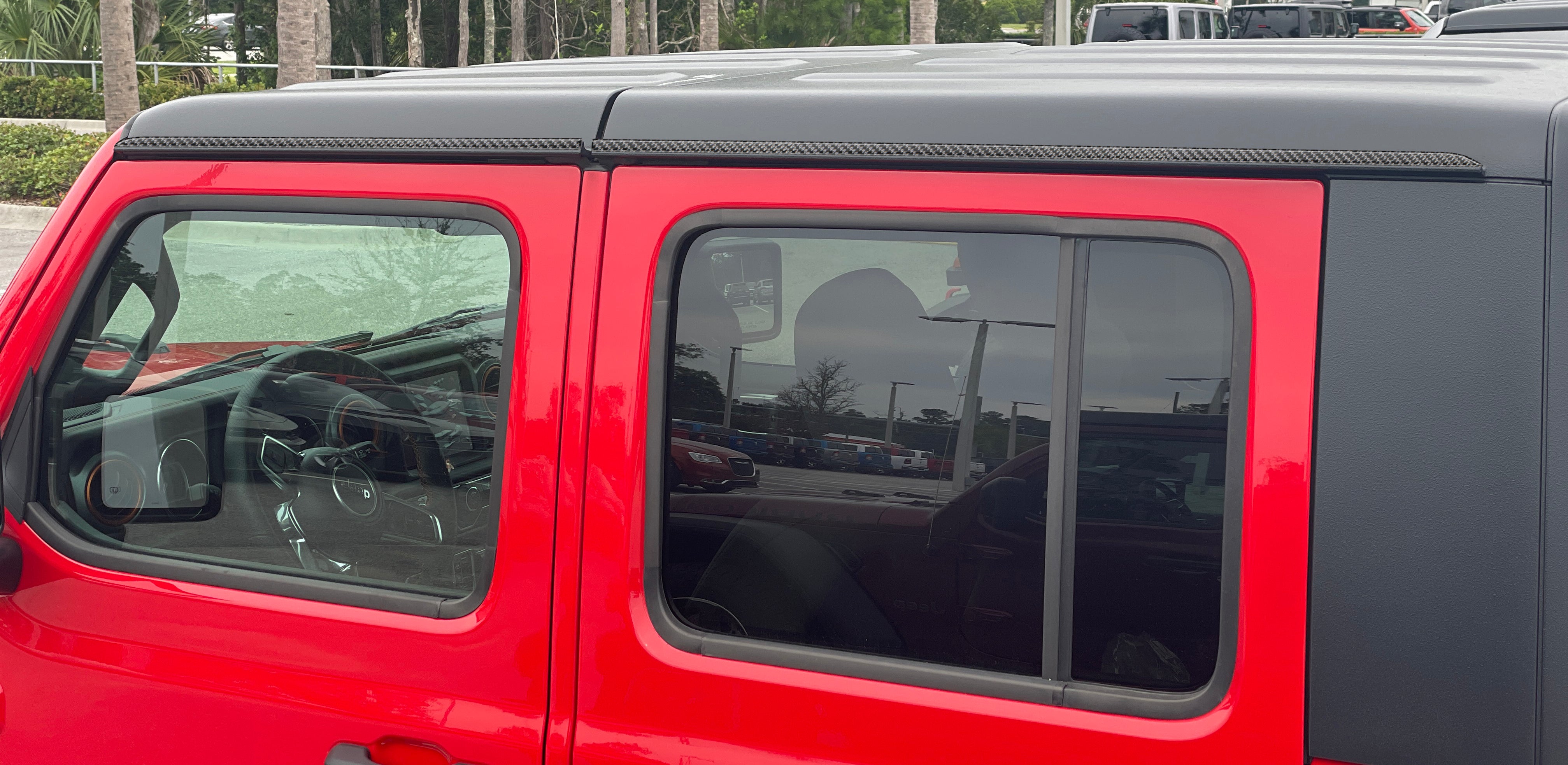 Side Roof Accent Overlays Fits 2019-2026 Jeep Gladiator — Tufskinz.com