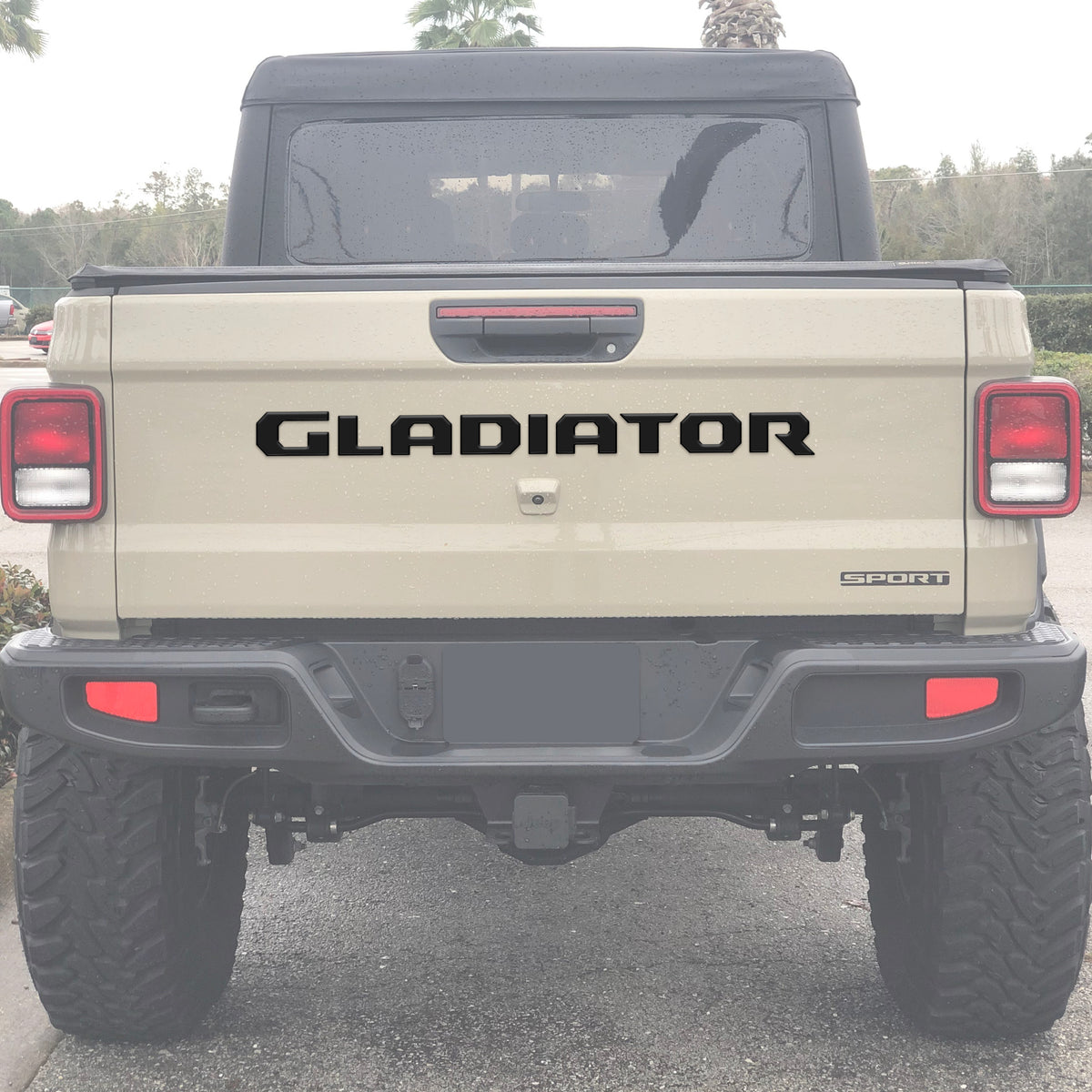 Tailgate Letter Replacement Overlays Fits 2020-2026 Jeep Gladiator ...