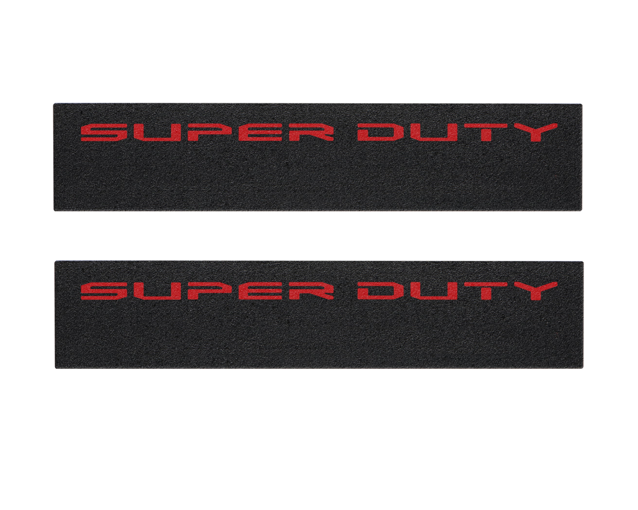 Door Sill Protection Overlays (Textured) Fits 2023-2026 Ford Super Dut ...