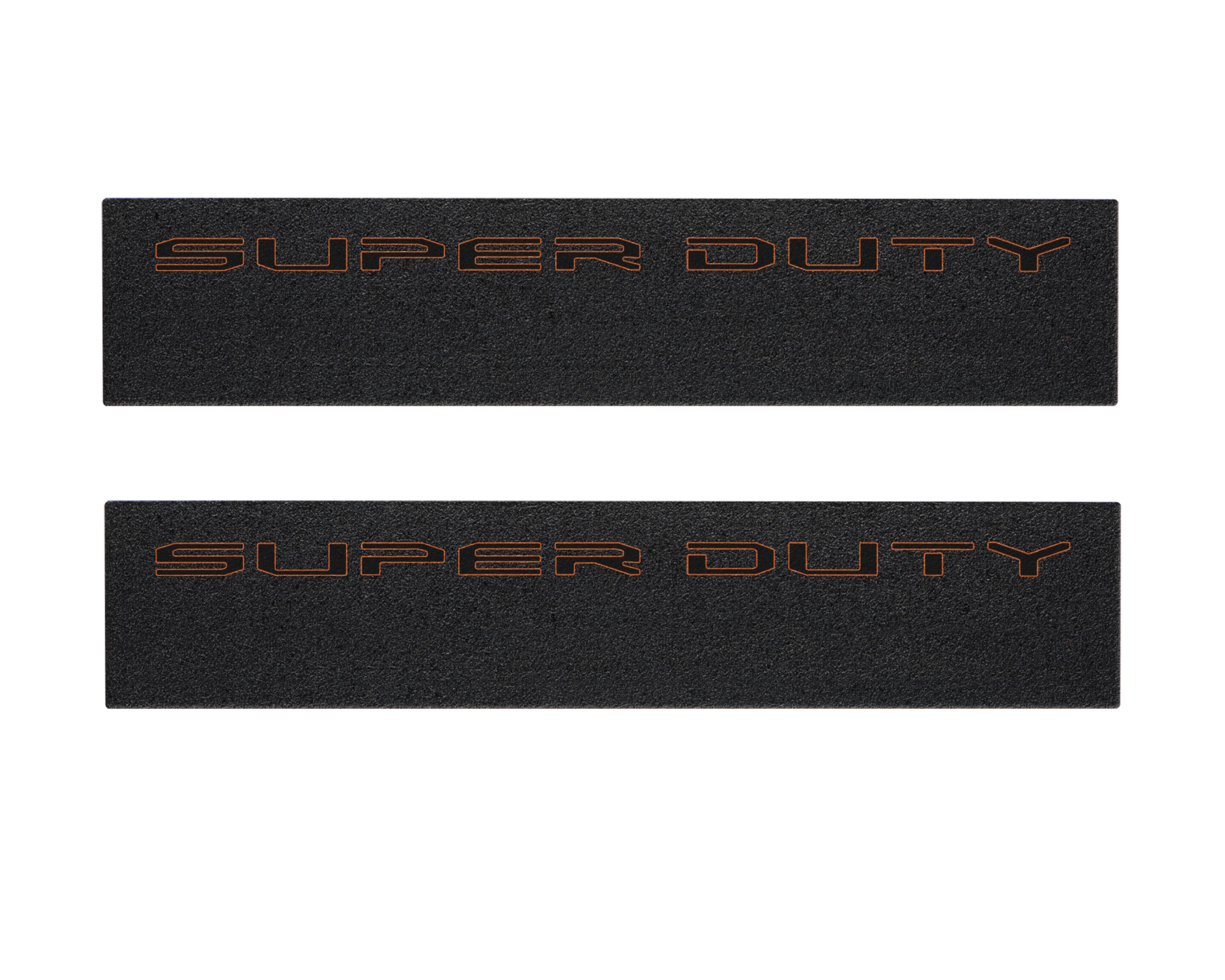 Door Sill Protection Overlays (Textured) Fits 2023-2026 Ford Super Dut ...
