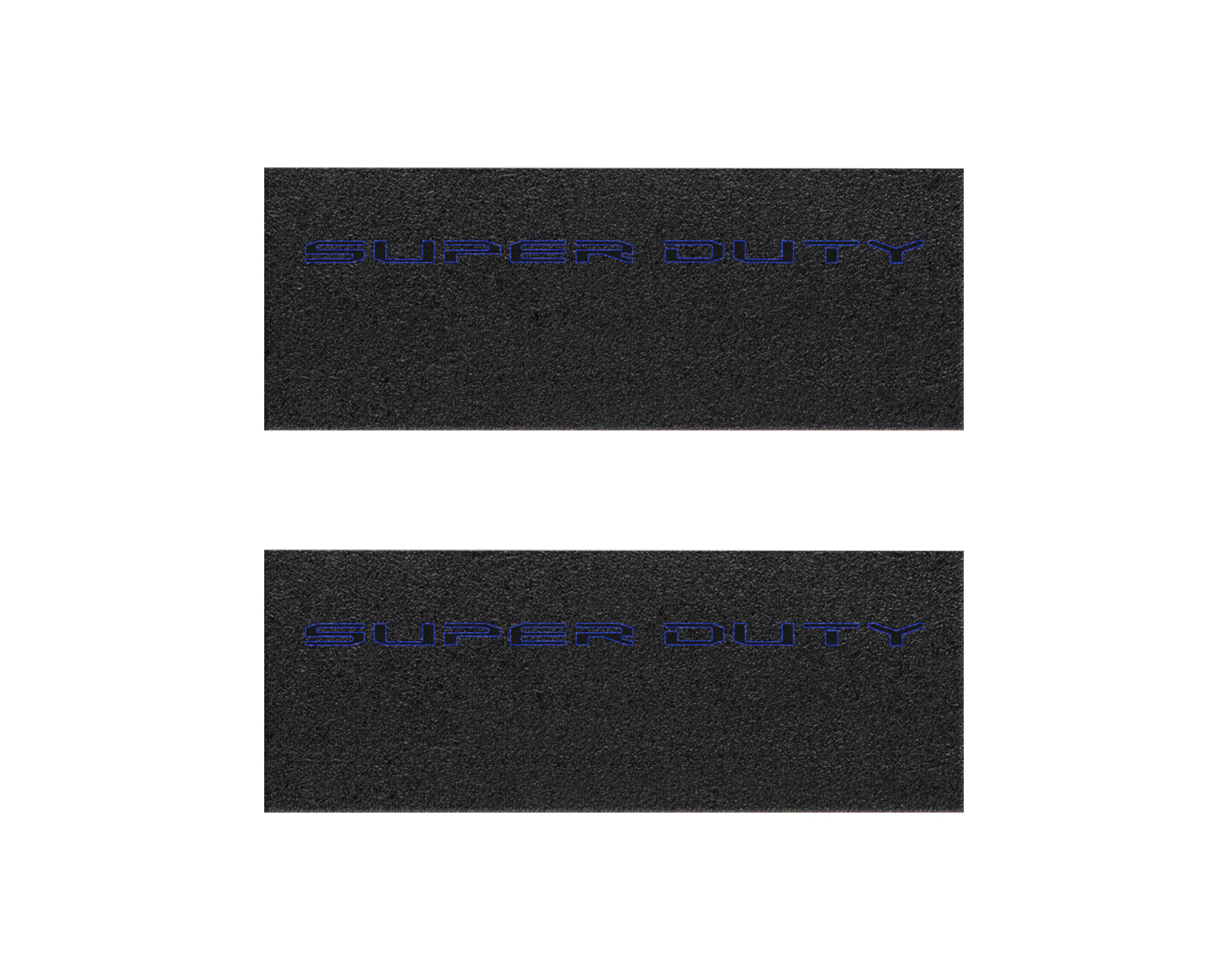 Door Sill Protection Overlays (Textured) Fits 2023-2026 Ford Super Dut ...