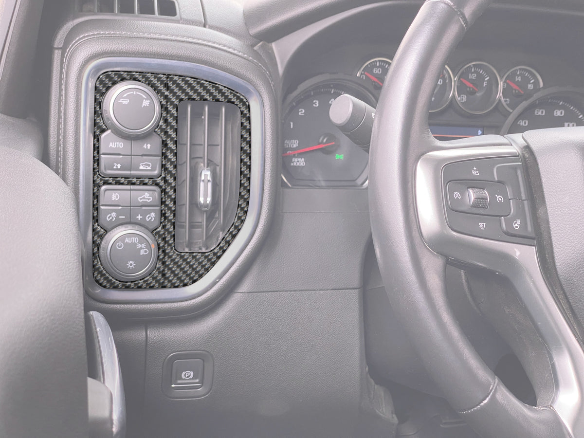 A/C Vent & Headlight Control Accent Overlays Fits 2019-2021 Chevrolet ...