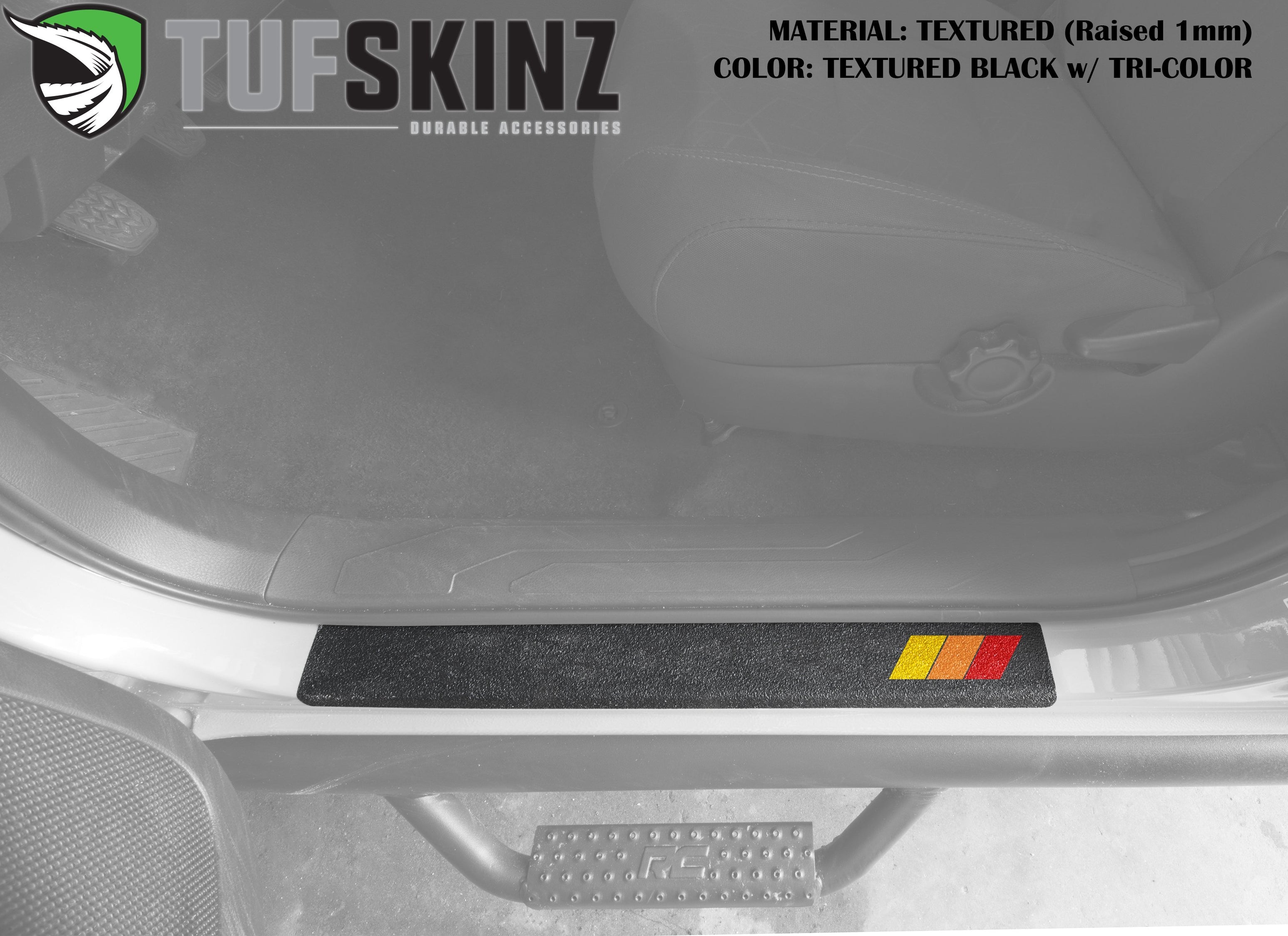 Door Sill Protection Overlays Fits 2005-2023 Toyota Tacoma — Tufskinz.com
