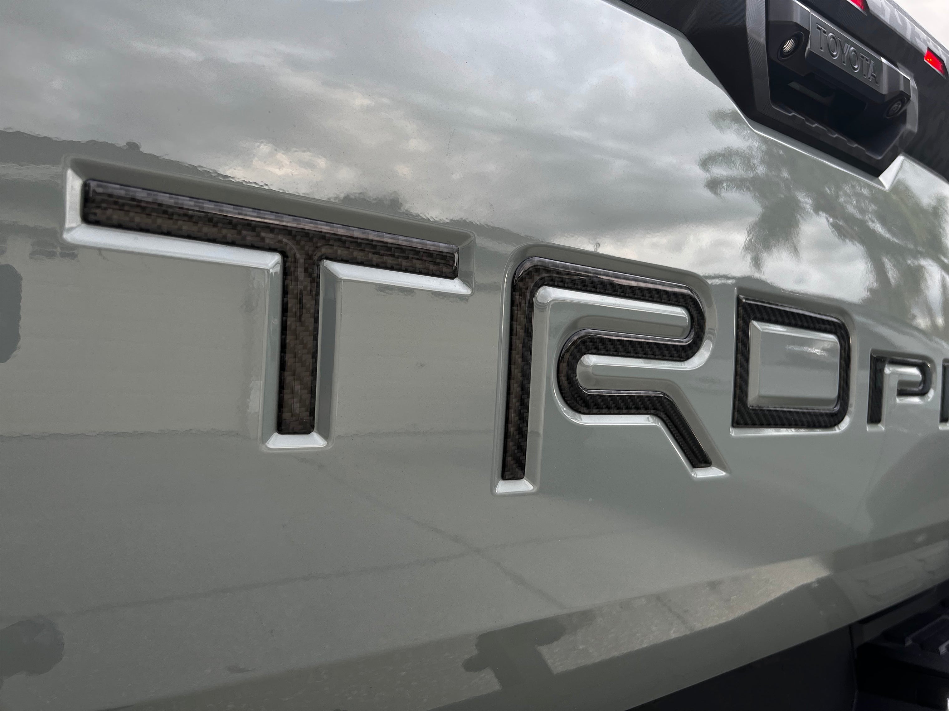 TRD Pro Tailgate Letter Inserts Fits 2022-2026 Toyota Tundra — Tufskinz.com