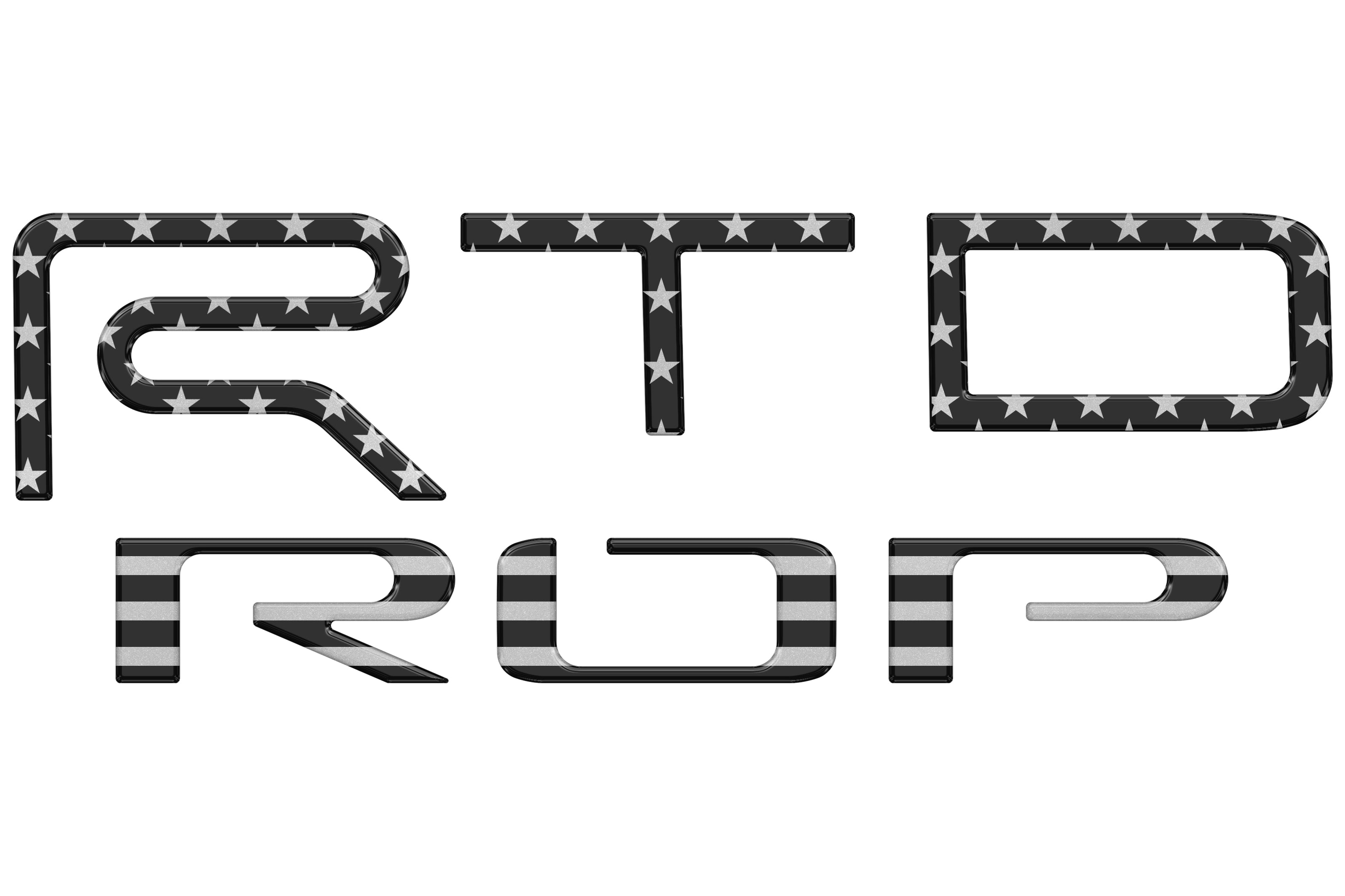 TRD Pro Tailgate Letter Inserts Fits 2022-2026 Toyota Tundra — Tufskinz.com