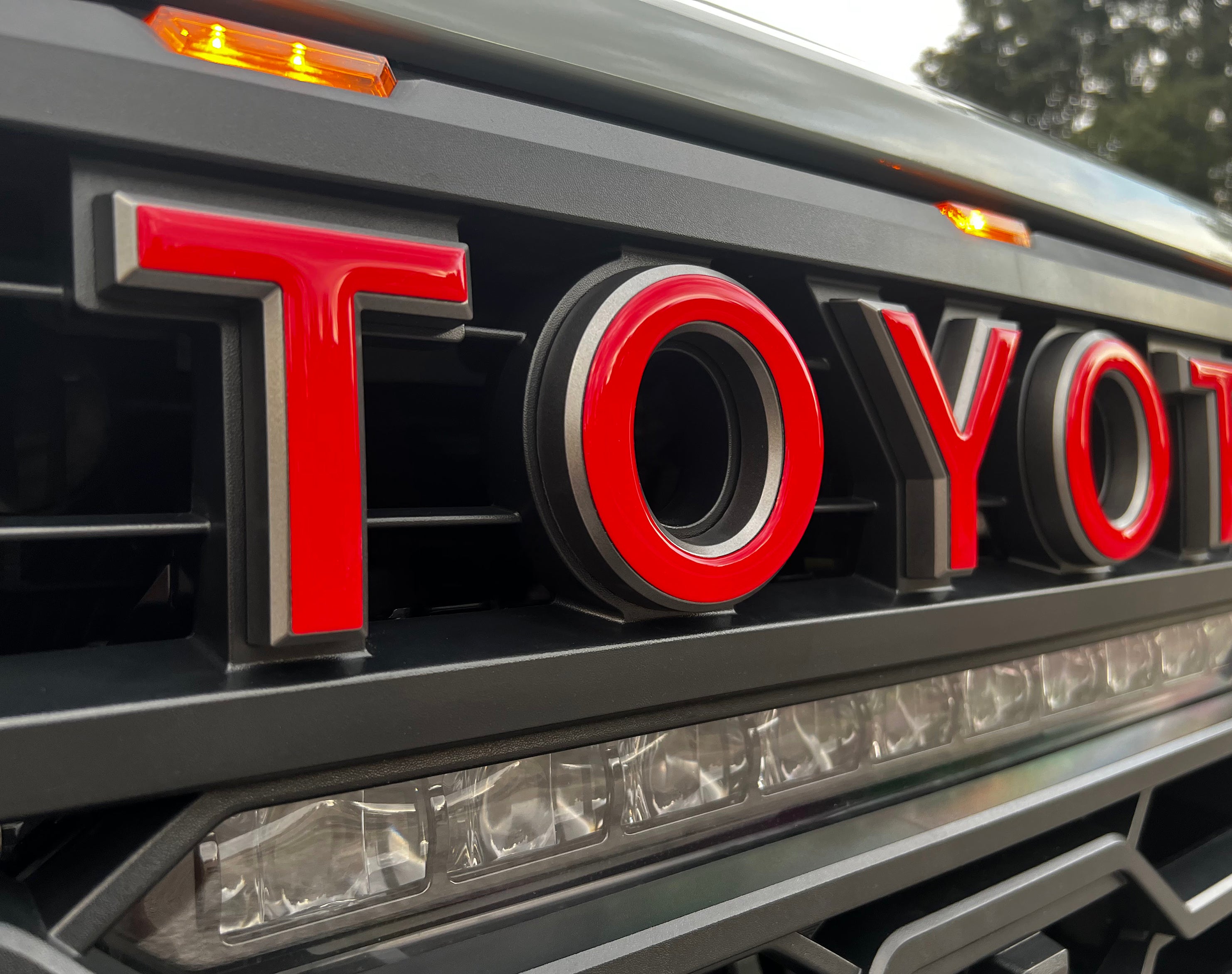 TRD Pro Grille Letter Overlays Fits 2022-2026 Toyota Tundra & 2023-202 ...