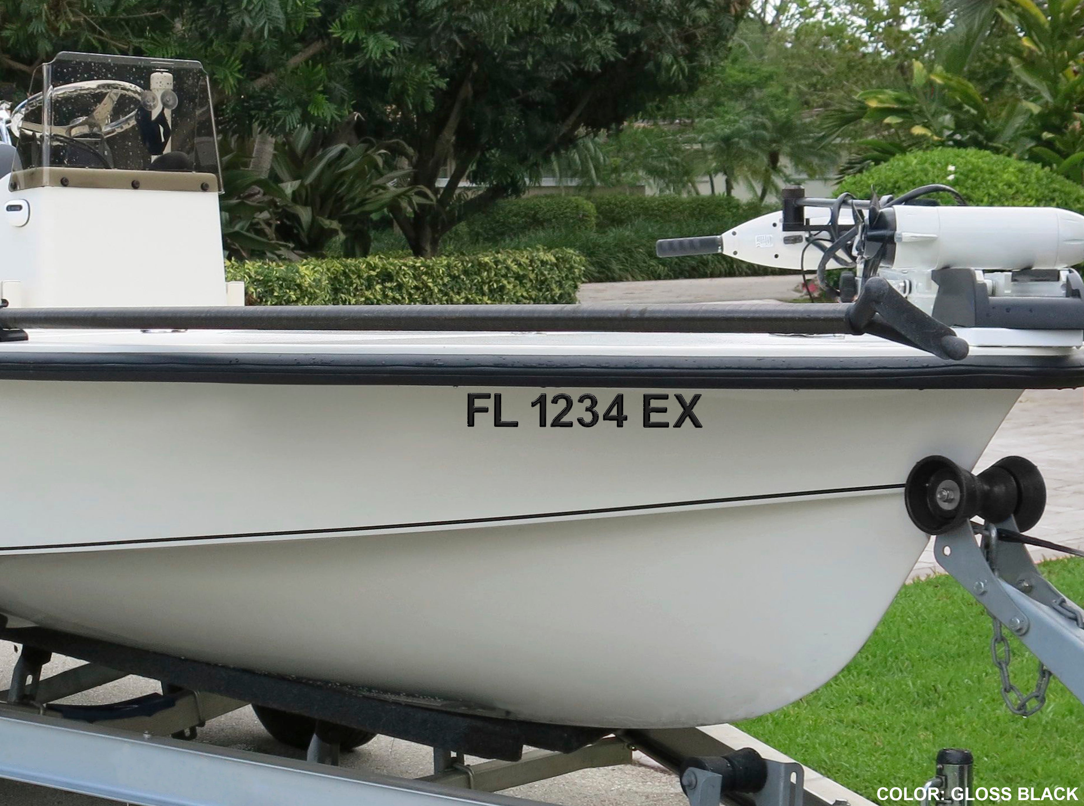 Boat/Jet Ski Registration Numbers and Lettering — Tufskinz.com